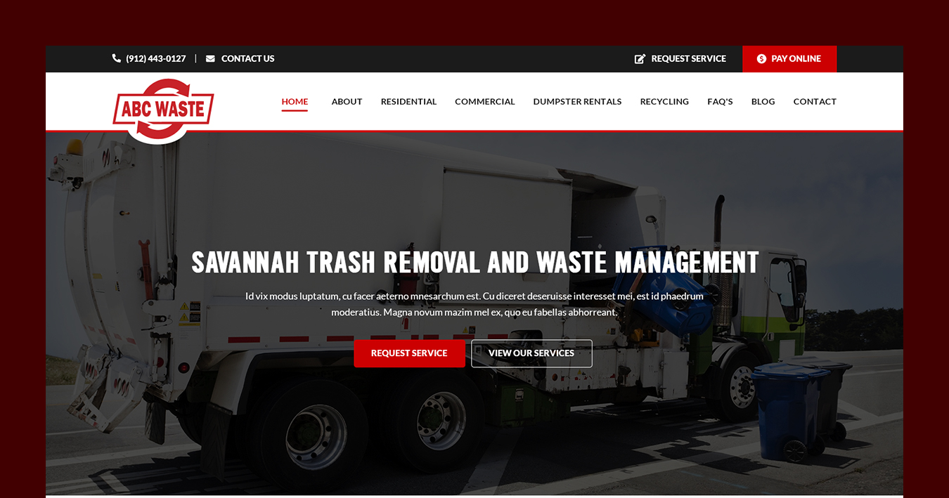 Savannah Trash Removal and Waste Management | ABC Waste